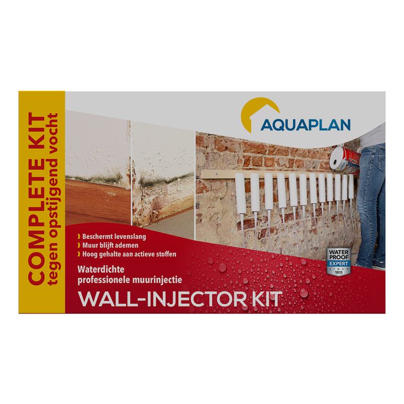 Wall-Injector: opstijgend vocht behandelen in muren | Aquaplan