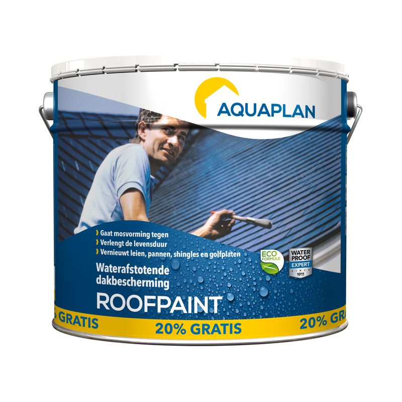 Roof Paint Dark Grey: renovation paint for roofs | Aquaplan
